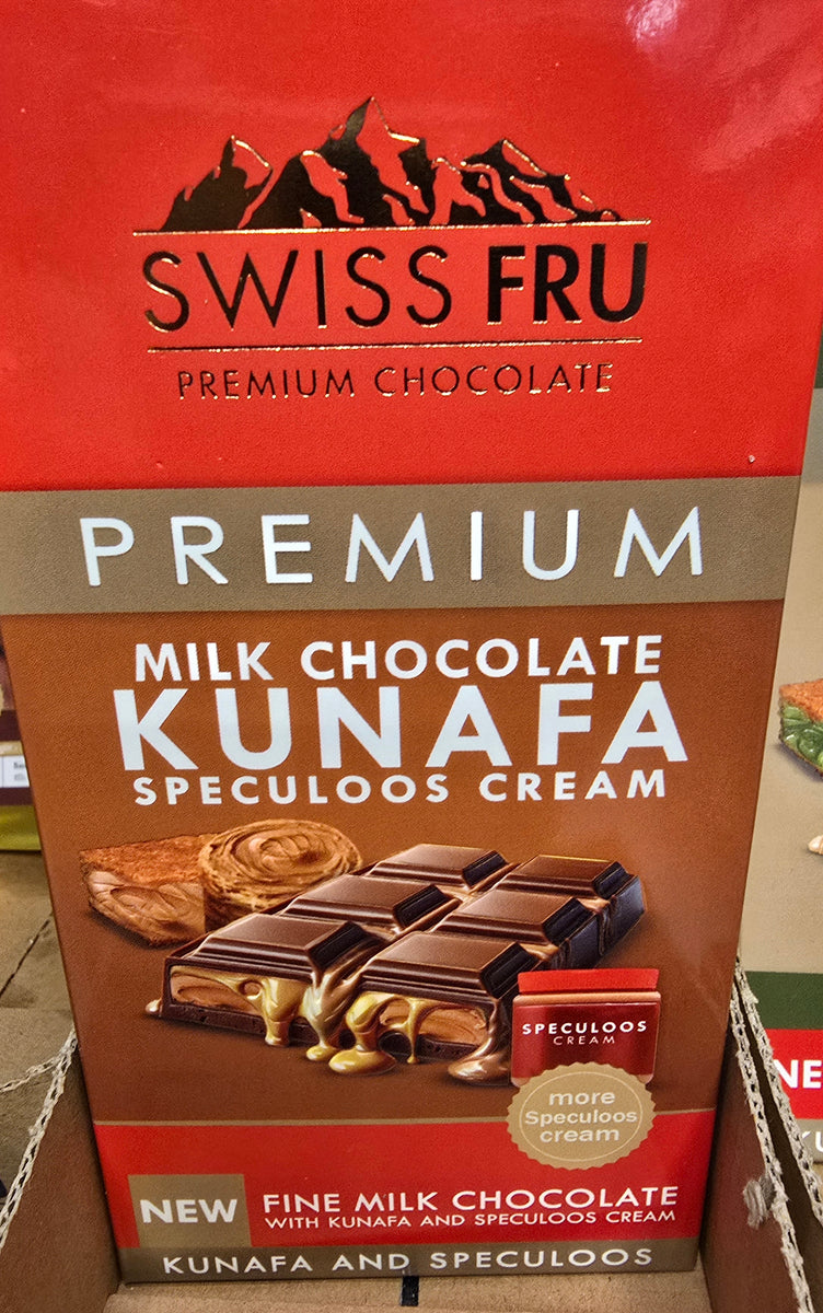 Swiss Fru Premium Milk Chocolate Kunafa Speculoos Cream – The Taste of ...