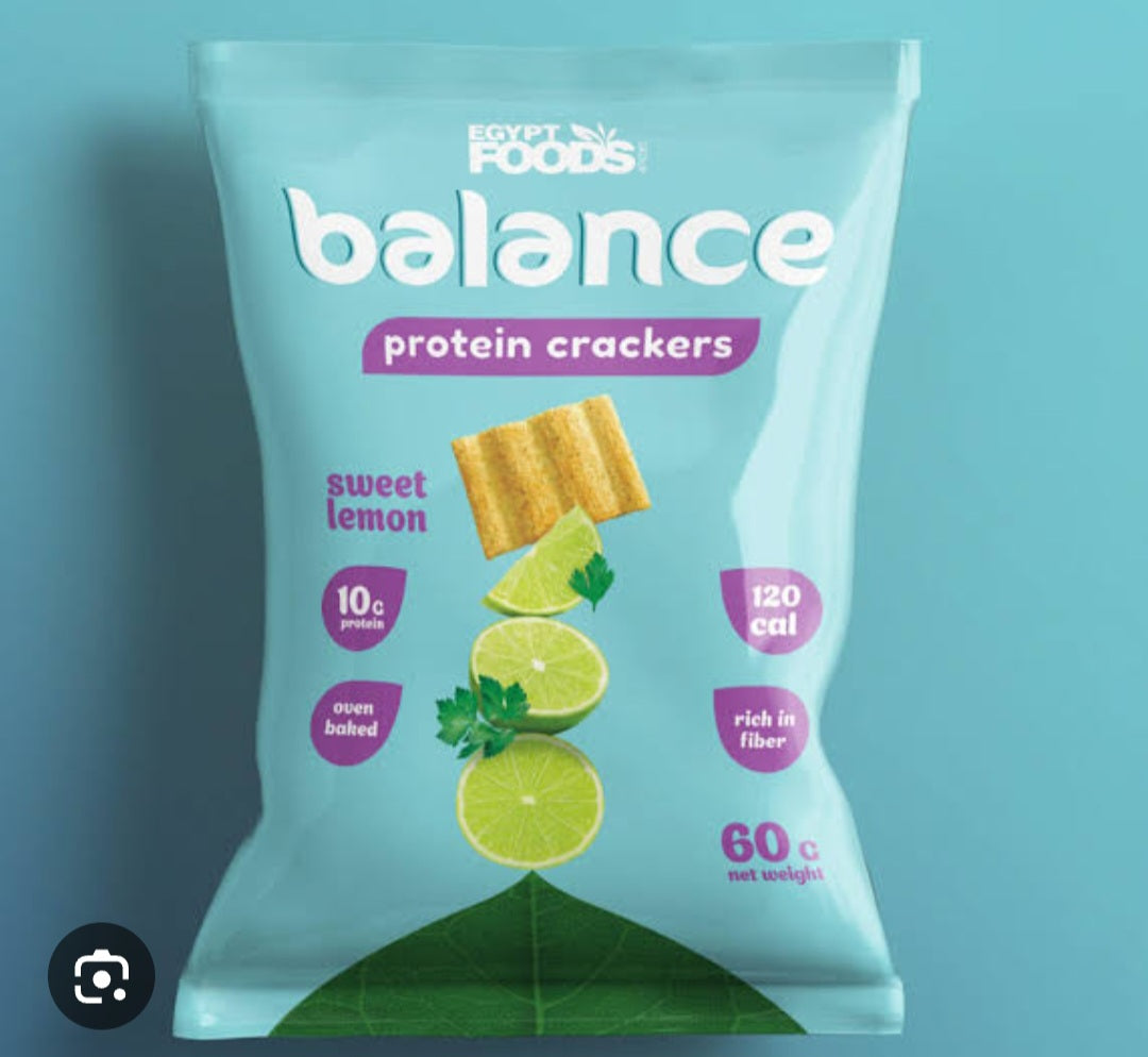 Balance protein crackers sweet lemon – The Taste of Egypt