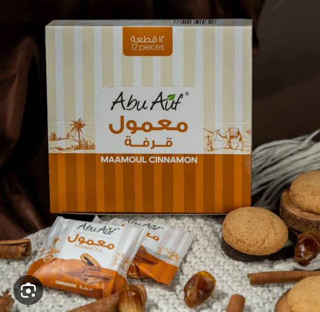 Abu ouf Mamoul cinnamon box of 12 pieces – The Taste of Egypt