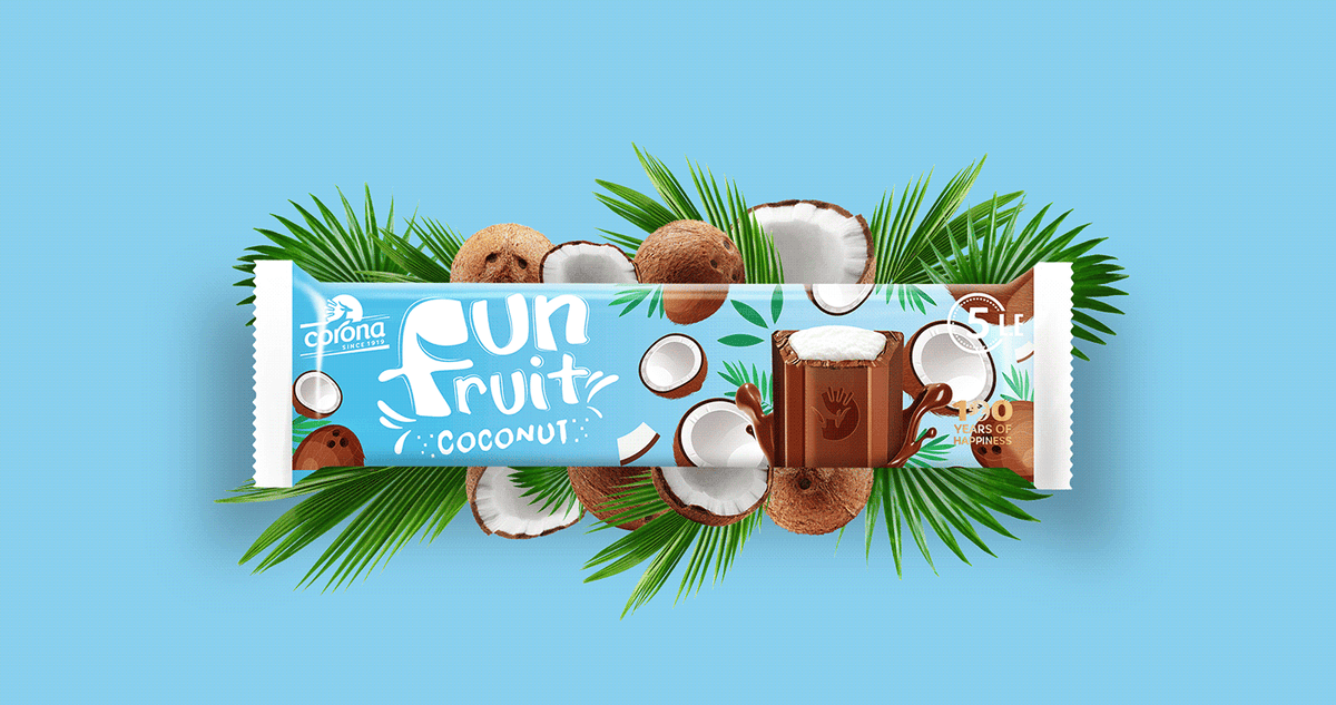 Corona Chocolate filled with coconut flavor cream – The Taste of Egypt